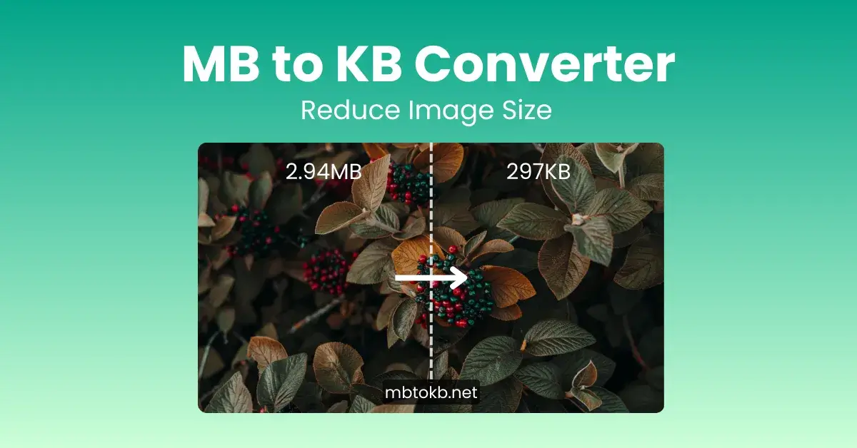 MB To KB Converter Reduce Image Size In KB MB To KB Converter Reduce Image Size In KB